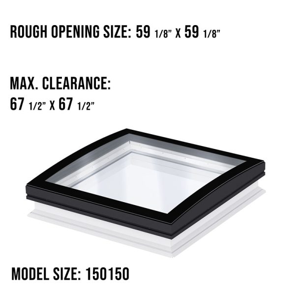 VELUX CFU 150150 Flat Roof Skylight | Made in America