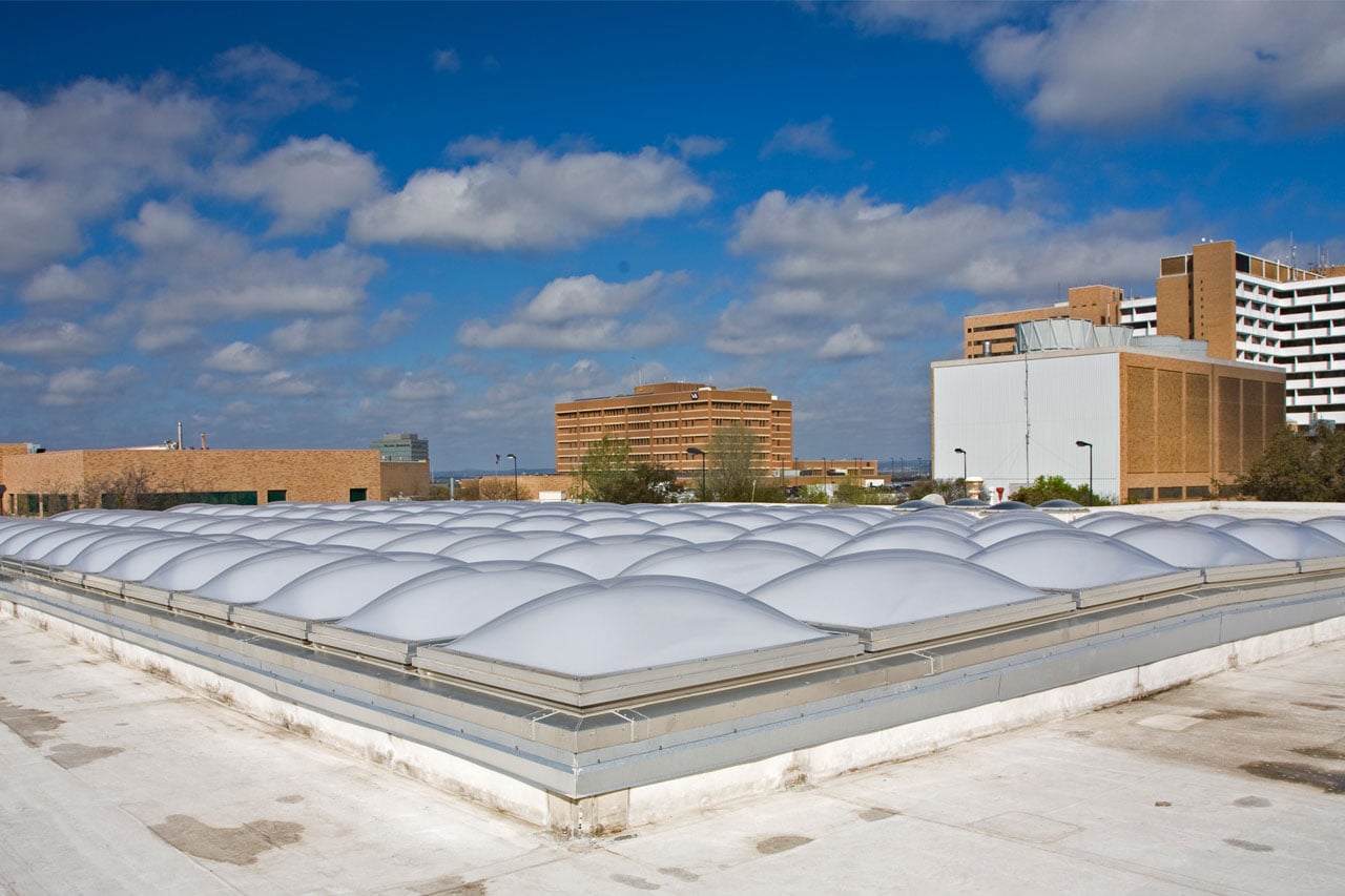 Cluster Skylights | Velux Acrylic Dome Skylights in Tandem