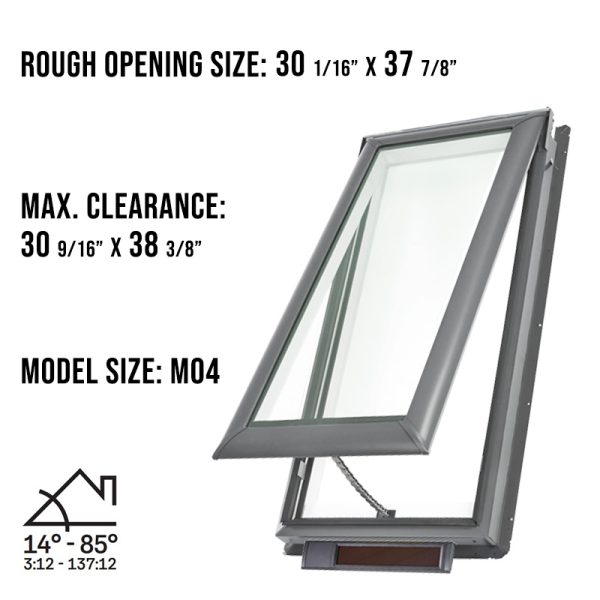 Velux VSS M04 Solar Venting Deck Mounted Skylight Replacement