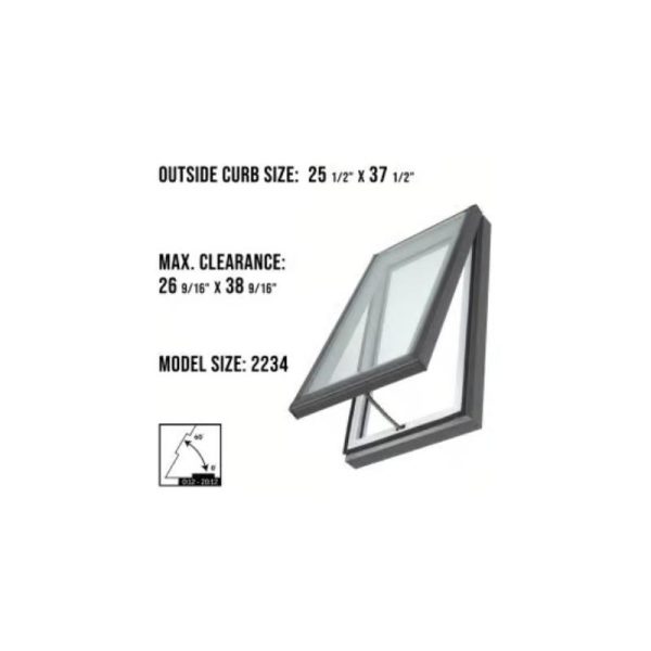 VELUX VCM 2234 Manual Venting Curb Mounted Skylight