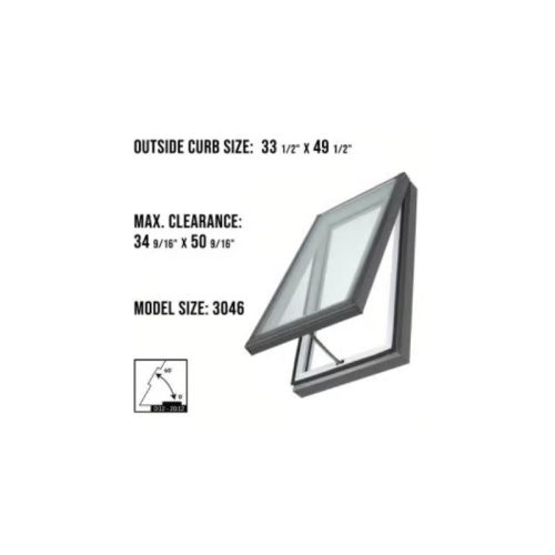 VELUX VCM 3046 Skylight | Manual Venting Curb Mounted Skylight