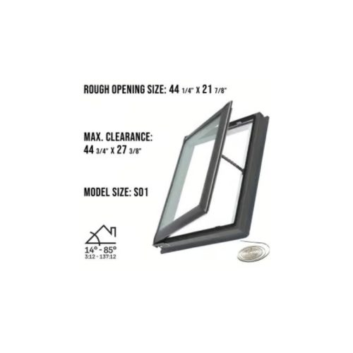 VELUX VSE S01 Electric Venting Deck Mounted Skylight