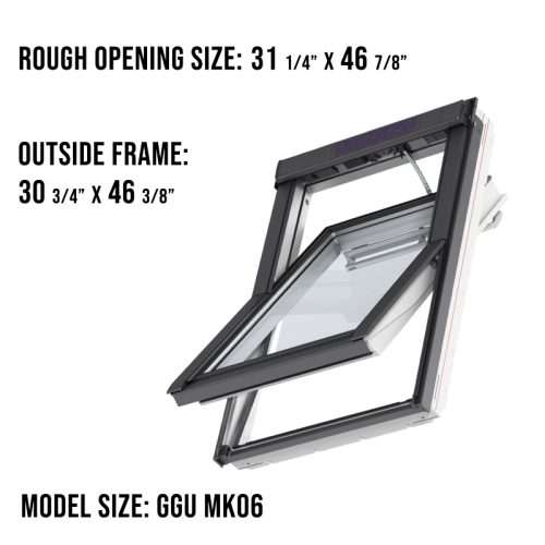 VELUX GGU MK06 Center Pivot Large Roof Windows Free Shipping