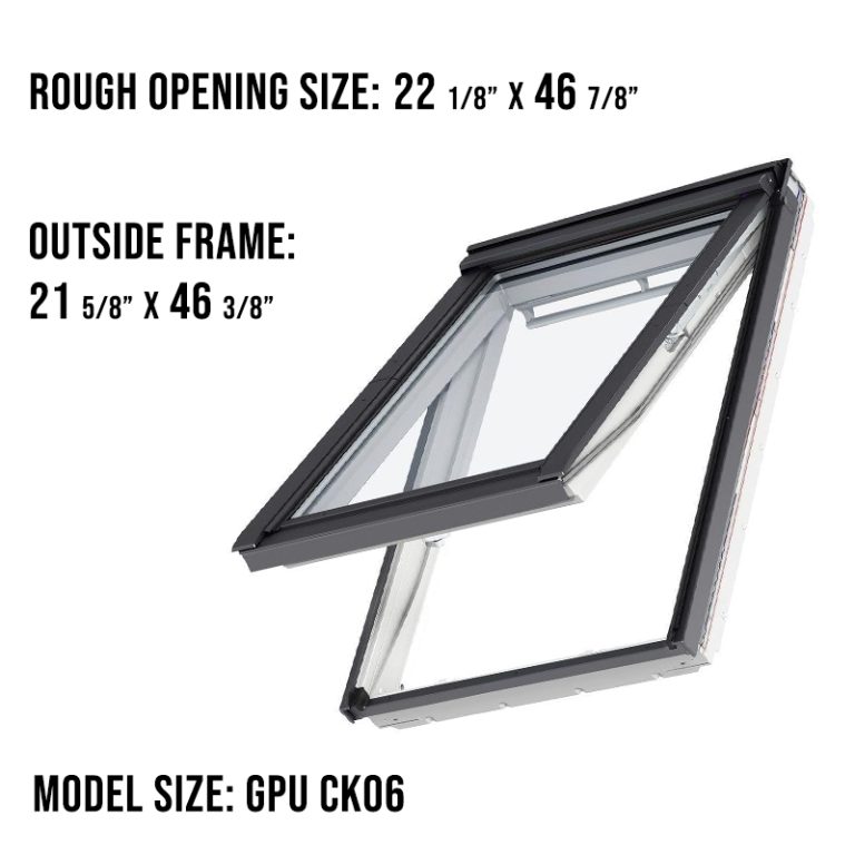 Velux GPU CK06 Top Hinged Roof Window | Roof Gable Windows