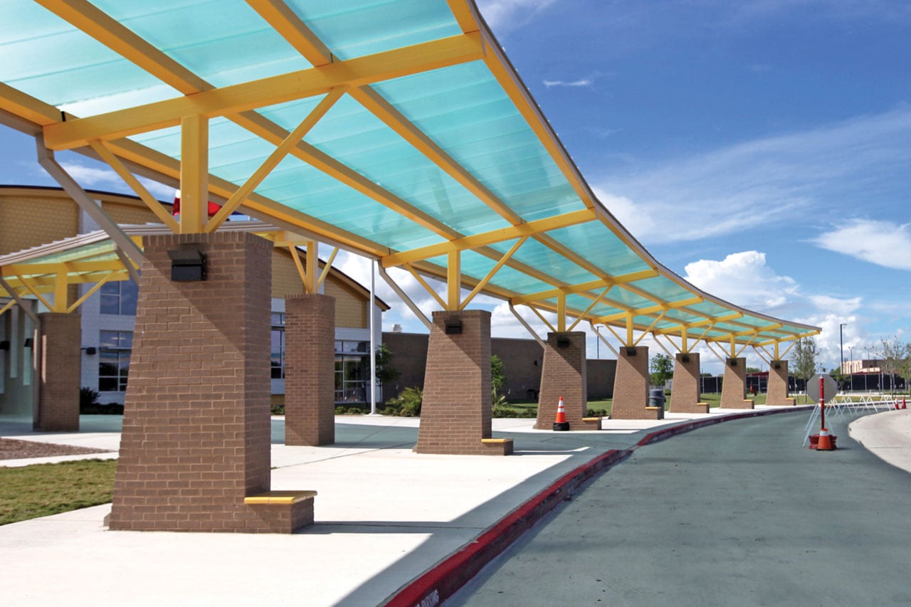 Glass Canopies for Commercial Buildings | Canopy Skylights